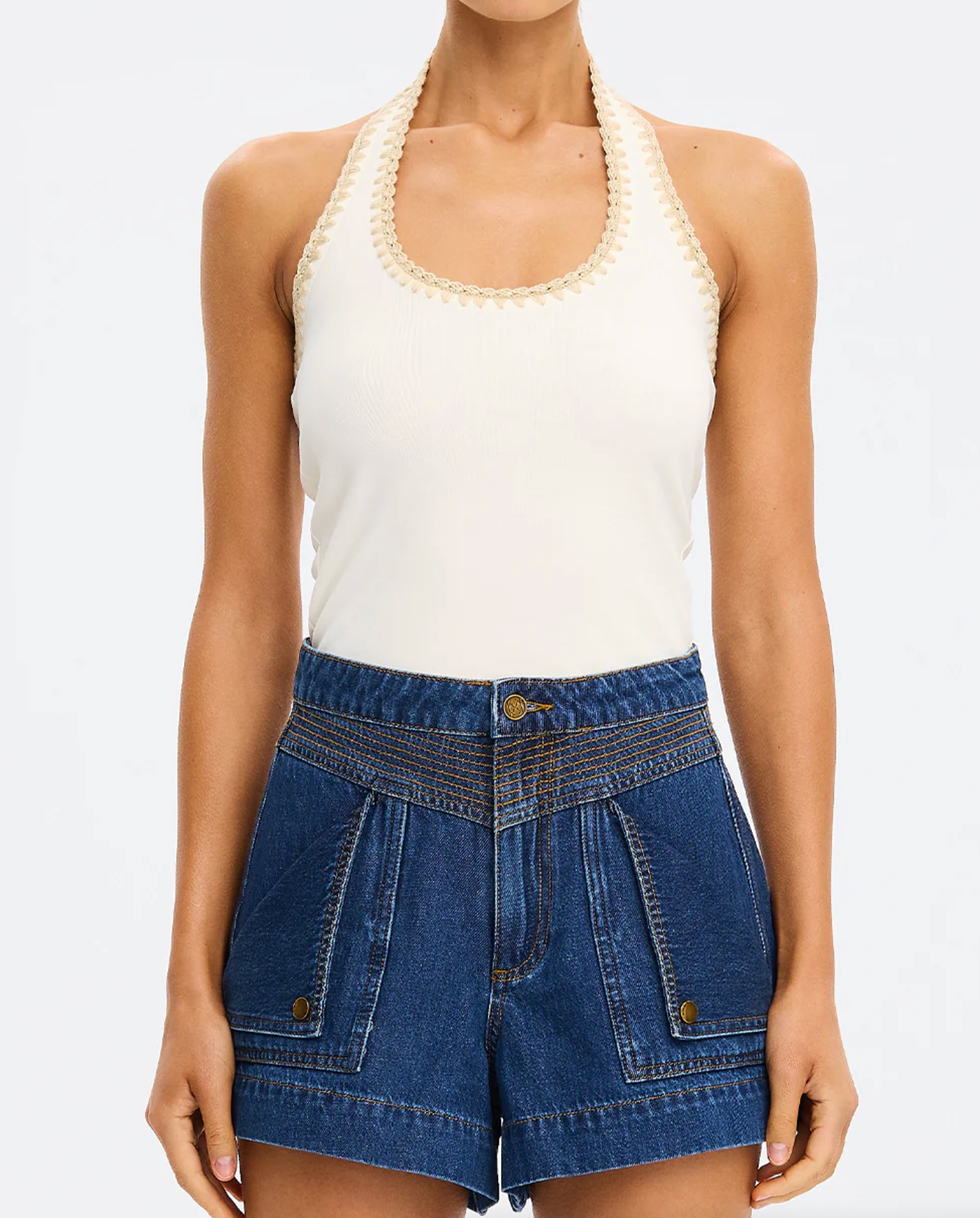 EHEA Halter Top | CREAM – Kirk + Co Boutique